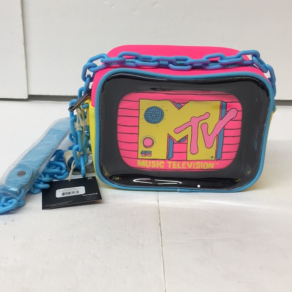 MTV | Bags | Nwt Mtv Clear Pouch 2pc Cross Body Bag | Poshmark